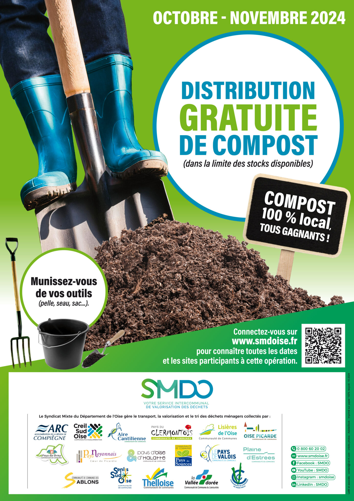 Opération distribution de compost Automne 2024 – Verneuil-en-Halatte